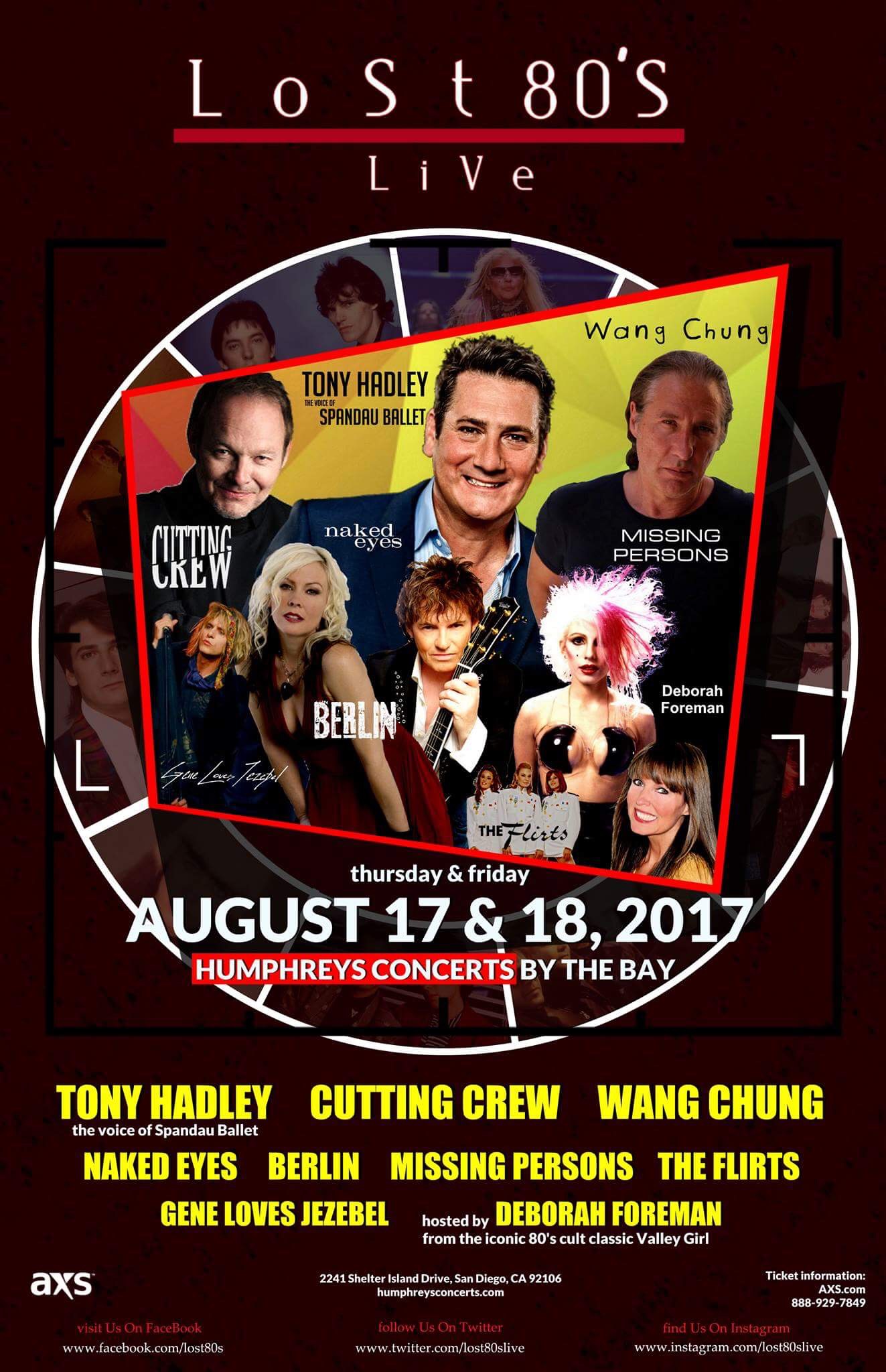 aug 17 2017 - Lost 80s Live!
