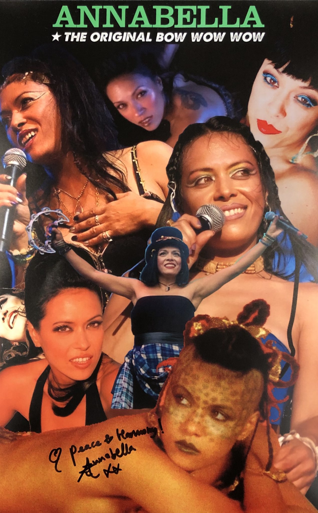 Bow Wow Wow Annabella Lwin Icon Poster (Autographed) - Lost 80s Live!